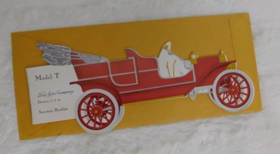 Vintage Model T Ford Motor Company Detroit Souvenir Booklet Old Cars ...
