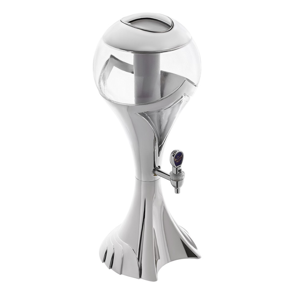 3L Beer Tower Beverage Dispenser Faucet Drink Dispenser w/ LED Lights ...