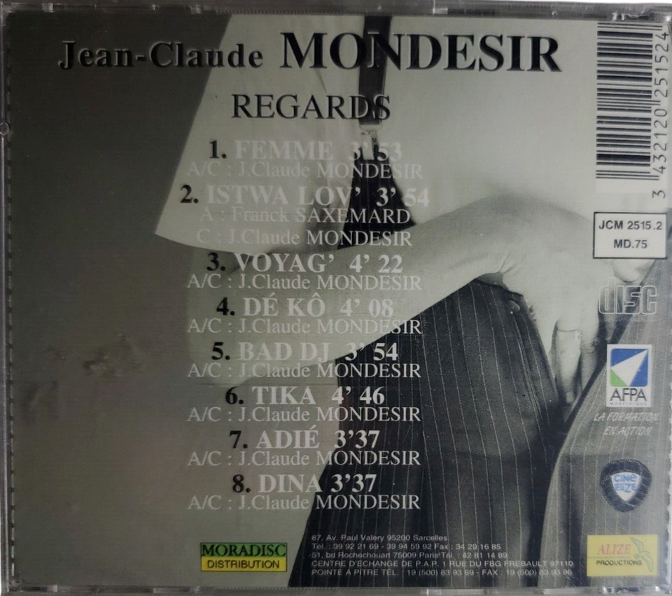 Jean-Claude Mondésir ( Regards ) CD | eBay