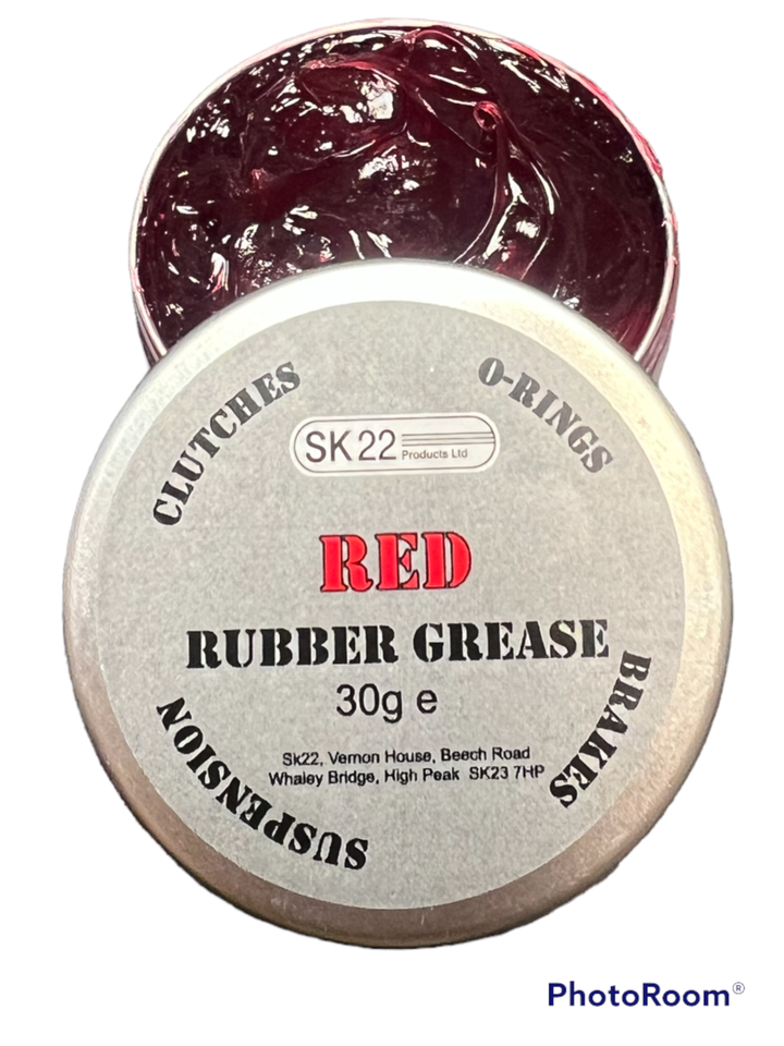RED RUBBER GREASE - Brake Callipers, Clutch, Suspension, O Rings Seals ...