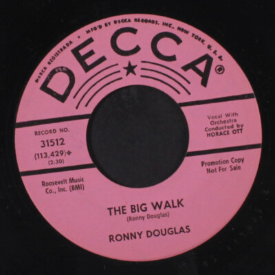 Ronnie Douglas : Oui Sir That's My Baby Aujourd'Hui / The Big Walk ...