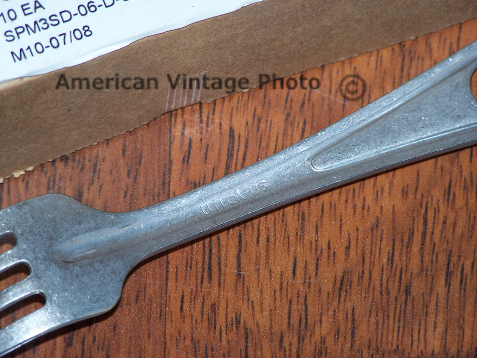 Mess Fork Military Stainless Eating Utensil Silverware Vietnam Army ...