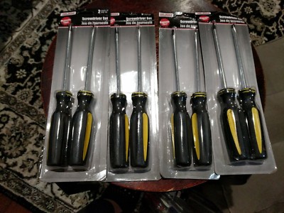 Tool Bench Hardware Screwdriver 2 Set w/ Magnetic Tips lot of (4) | eBay