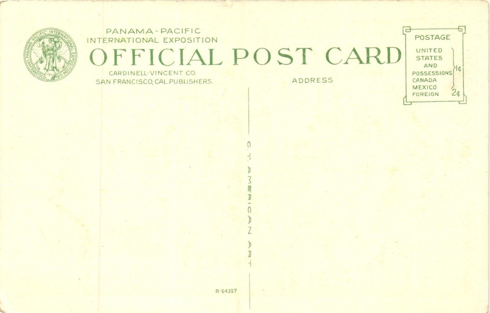 Portal of Machinery Palace Panama Pacific Inter Expo San Francisco ...