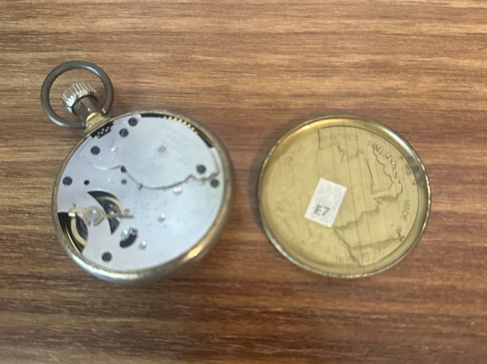 Vintage SEARS & Roebuck Goldtone Pocket Watch w Train Detail & Chain | eBay
