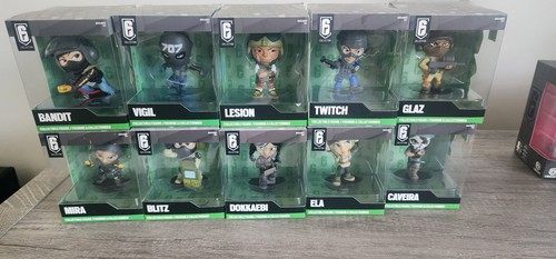 Chibi Figurine Rainbow Six Siege Sledge Gold Glaz Caveira Valkyrie ...