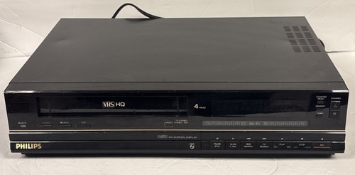 Philips Super VHS Hi-Fi Stereo VCR VPH733TS01 - OSD - Rare - Tested | eBay