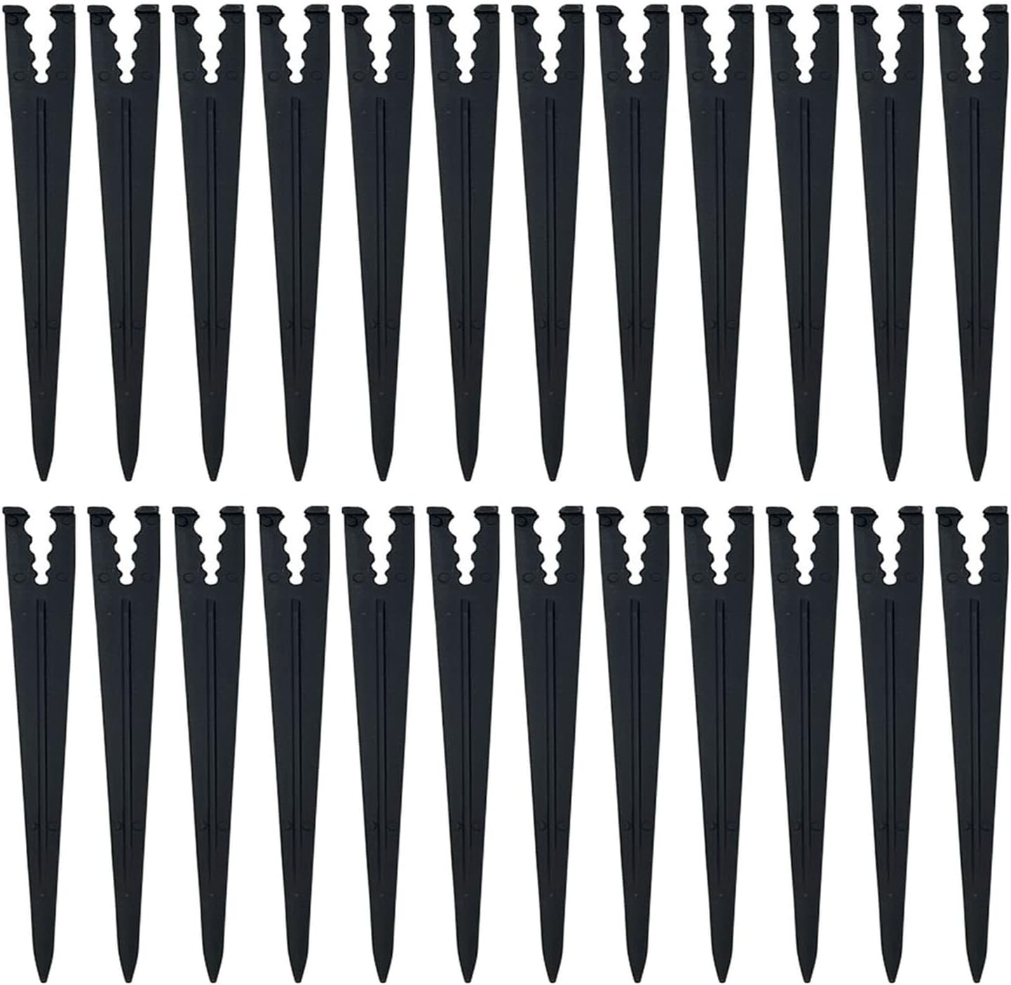 100 Pcs Drip Irrigation Stakes for 1/8" 1/4" Drip Tubing Hold Stakes ...