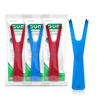 GUM Flossmate Reusable Floss Handle, Environmentally Friendly, Dental ...