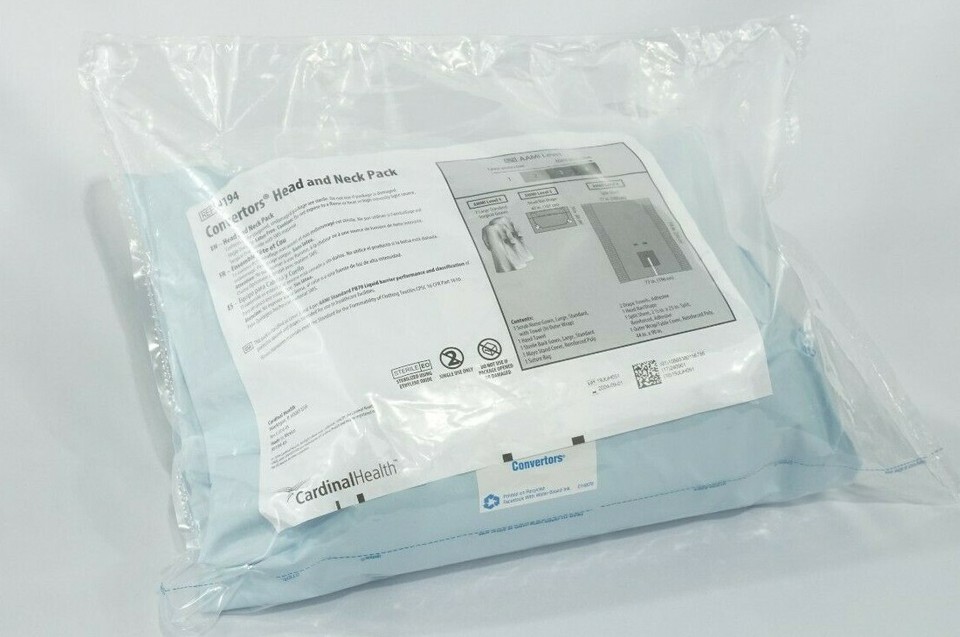 Cardinal Health Convertors Head and Neck Pack Drape Pack 9194 | eBay