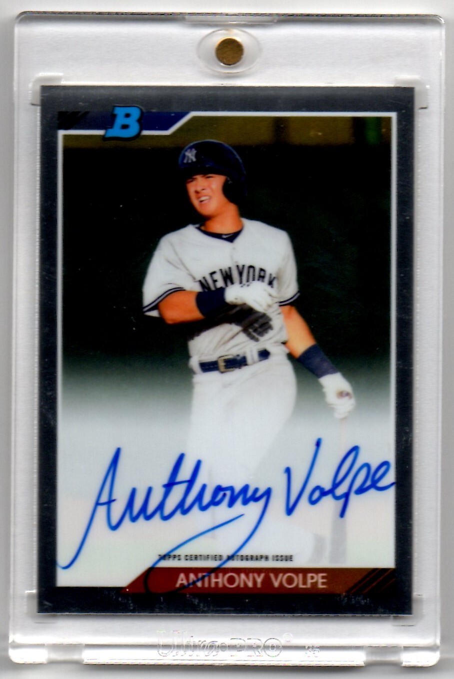 2020 BOWMAN HERITAGE CHROME ANTHONY VOLPE 1992 EDITION ON CARD AUTO ...