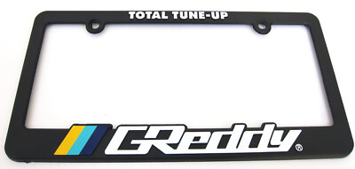 GReddy Total Tune Up License Plate Frame Color Black Plastic JDM ...
