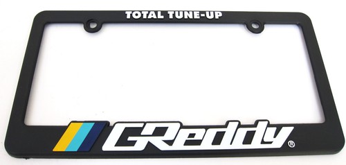 GReddy Total Tune Up License Plate Frame Color Black Plastic JDM ...