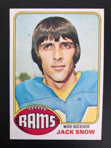1976 Topps Football # 401 Jack Snow NM-MINT (book 2.00) | eBay