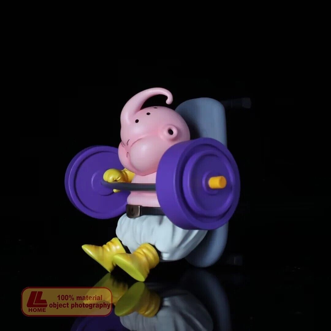 Anime Dragon Ball Z Majin Boo Buu Sports Fitness cute Figure Statue Toy ...