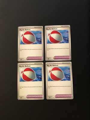 4X Big Air Balloon 155/165 Playset S&V 151 Pokémon NM Fast Ship | eBay