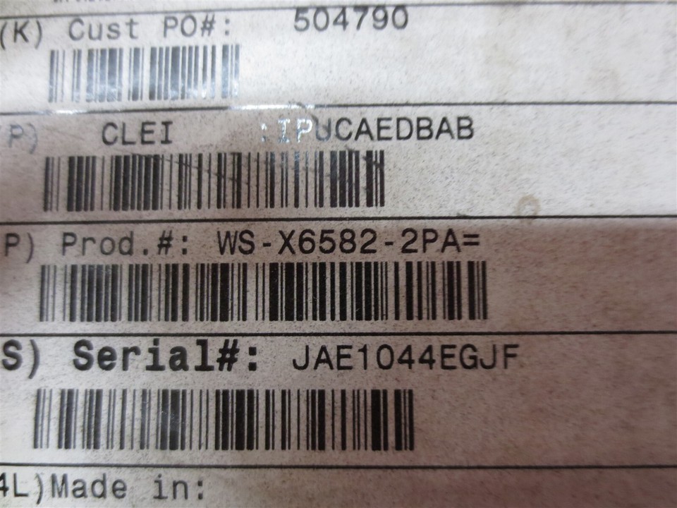 CISCO WS-X6582-2PA ENHANCED FLEXWAN MODULE | eBay