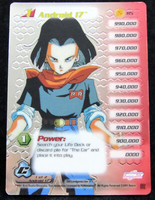 2001 Score Limited Dragon Ball Z DBZ CCG TCG Android 17 #R5 | eBay
