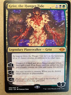 MTG 1x Grist, the Hunger Tide Modern Horizons 2 Magic the Gathering ...