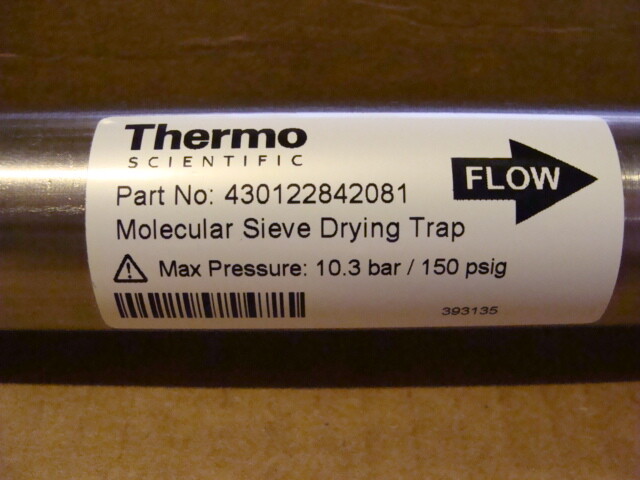 Thermo Scientific Molecular Sieve Drying Trap (PN: 430122842081) | eBay