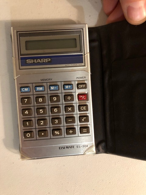 Sharp Elsi Mate El-304 Calculator VGC for sale online | eBay