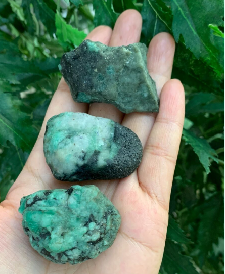 Raw Emerald Stone Grade A Natural Rough Emerald from Brazil, Emerald ...