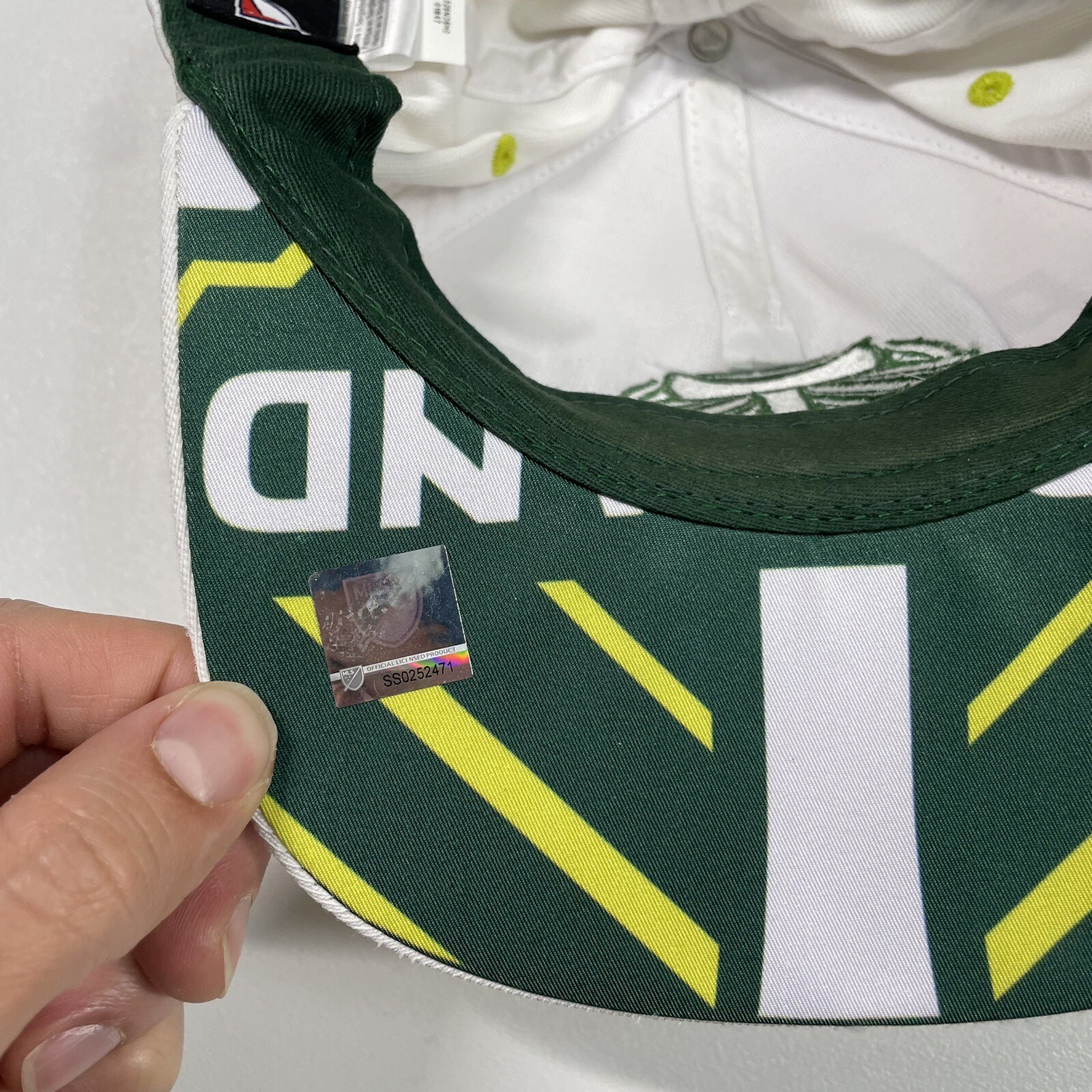 Portland Timbers Hat Cap Men’s White Green Snapback MLS Soccer Adidas ...