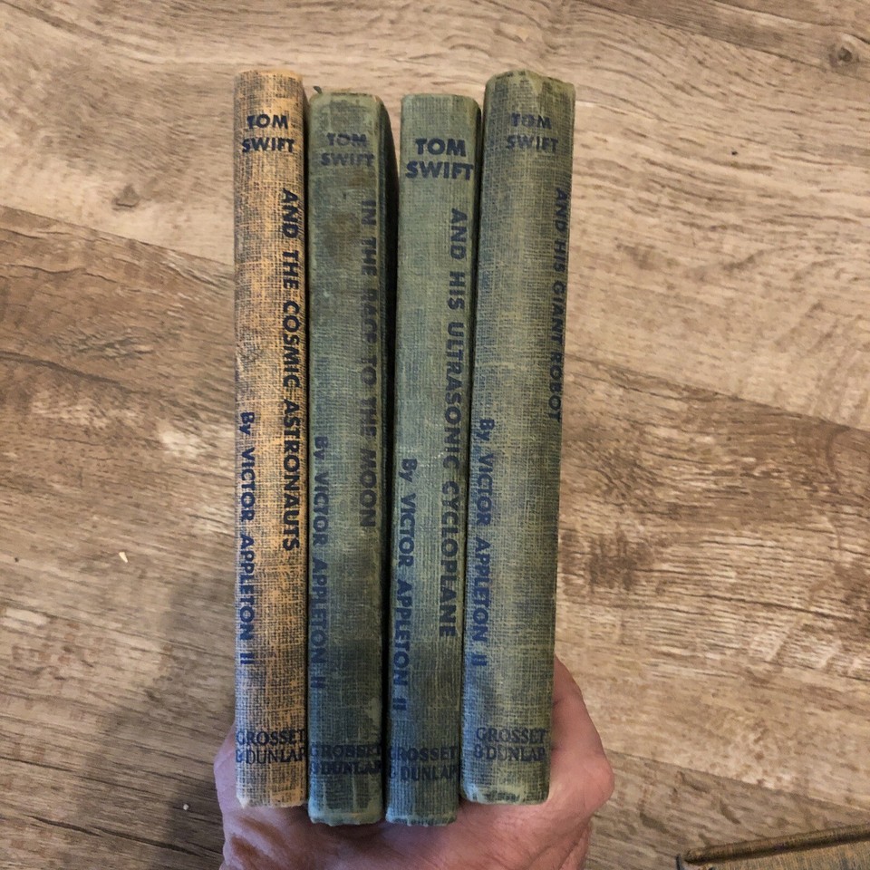 Lot of 12 TOM SWIFT Jr. Grossett & Dunlap Hardcover Books by Victor ...