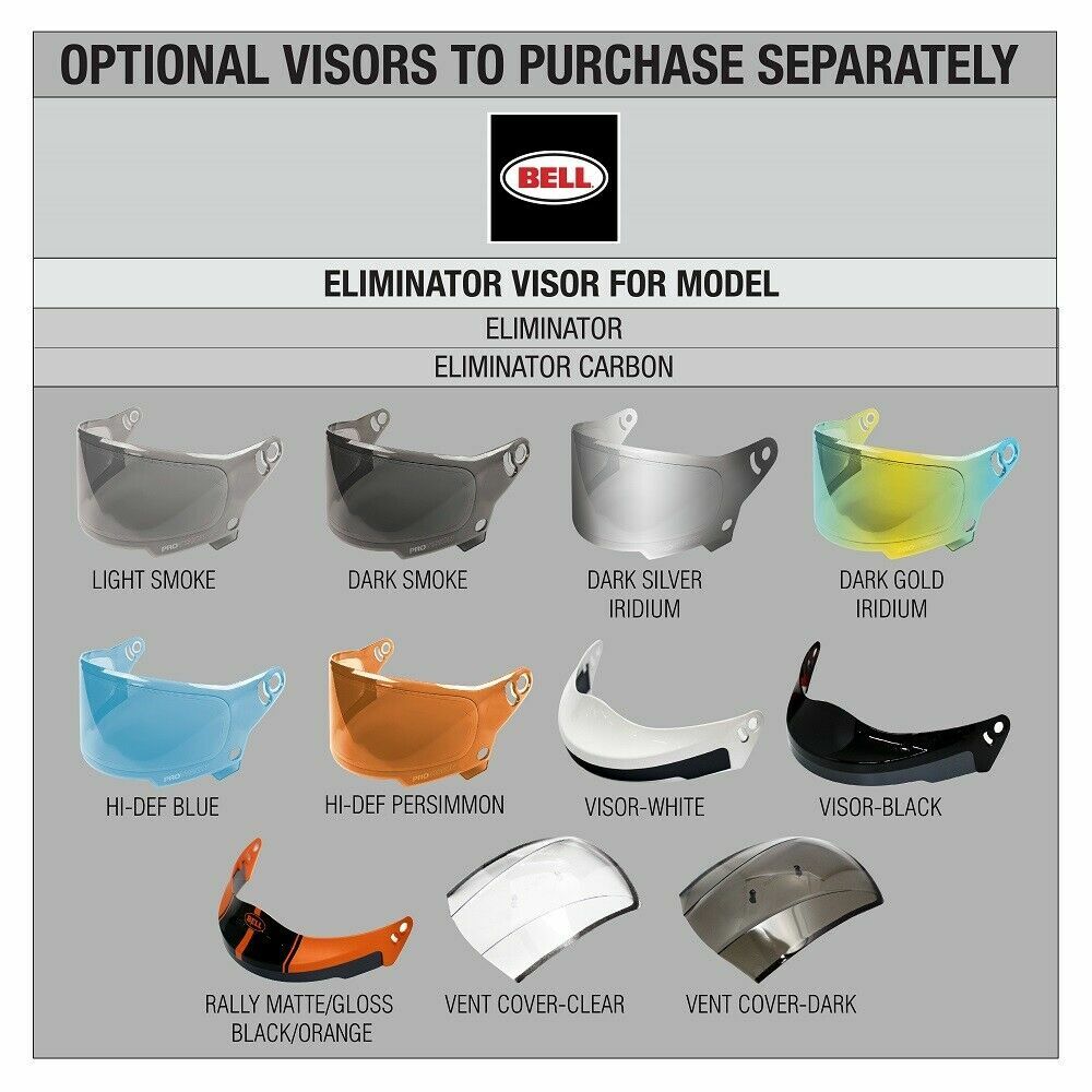 Bell Helmet Eliminator (Rally Matte/Gloss Black/Orange) | eBay