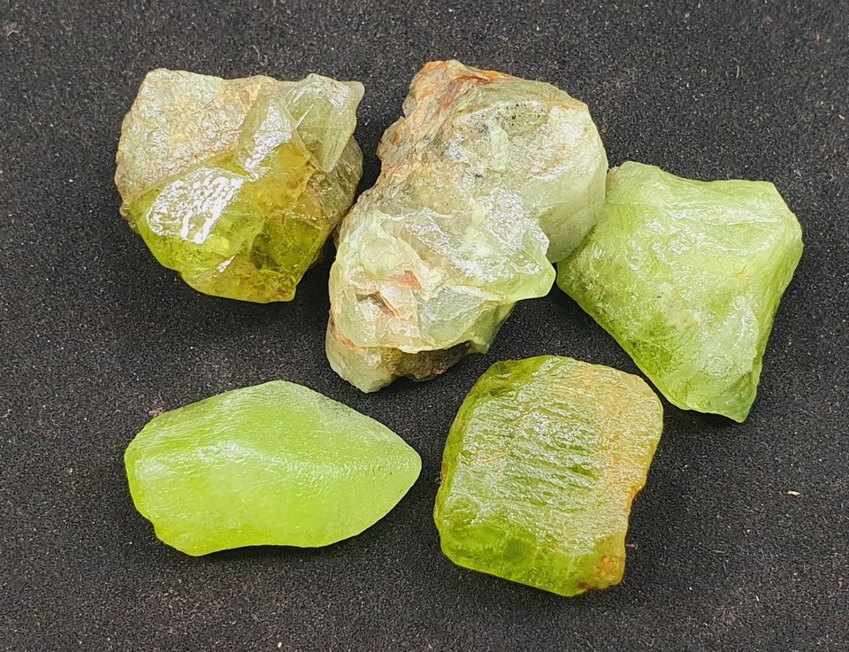 210 Ct Peridot Stunning Natural Olivine Green Peridot Crystals Lot ...