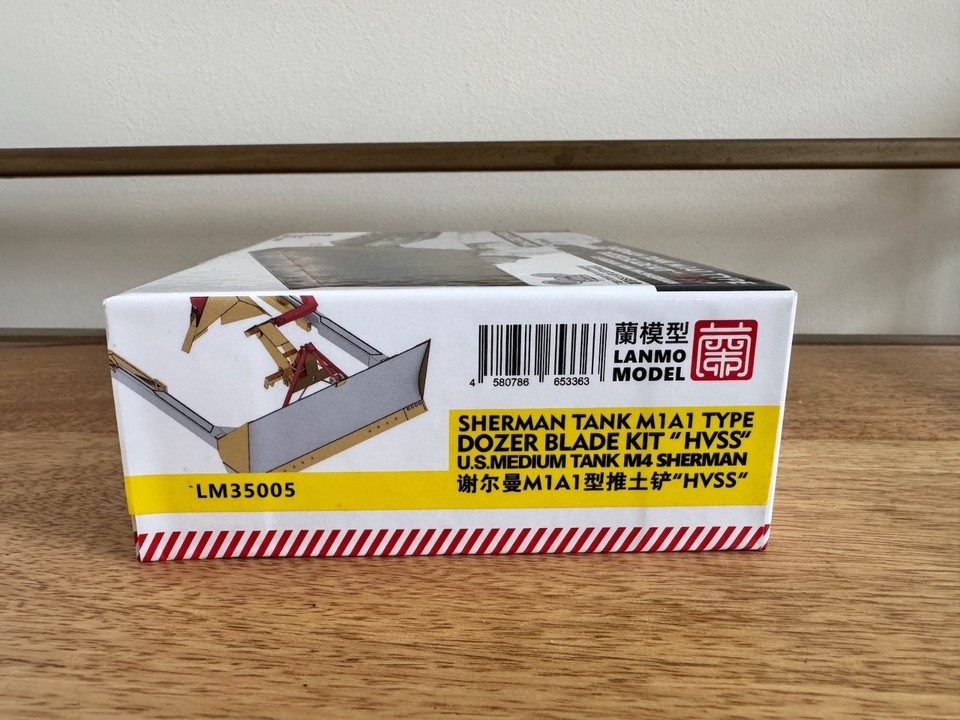 1/35 Lanmo Model WWII US Army Sherman Tank M1A1 Dozer Blade (HVSS) #LM ...