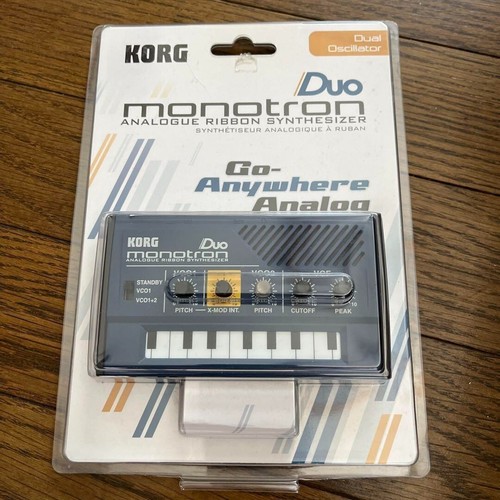 KORG Monotron Duo Analog Ribbon Synthesizer 2VCO 1VCF Built-in speaker ...