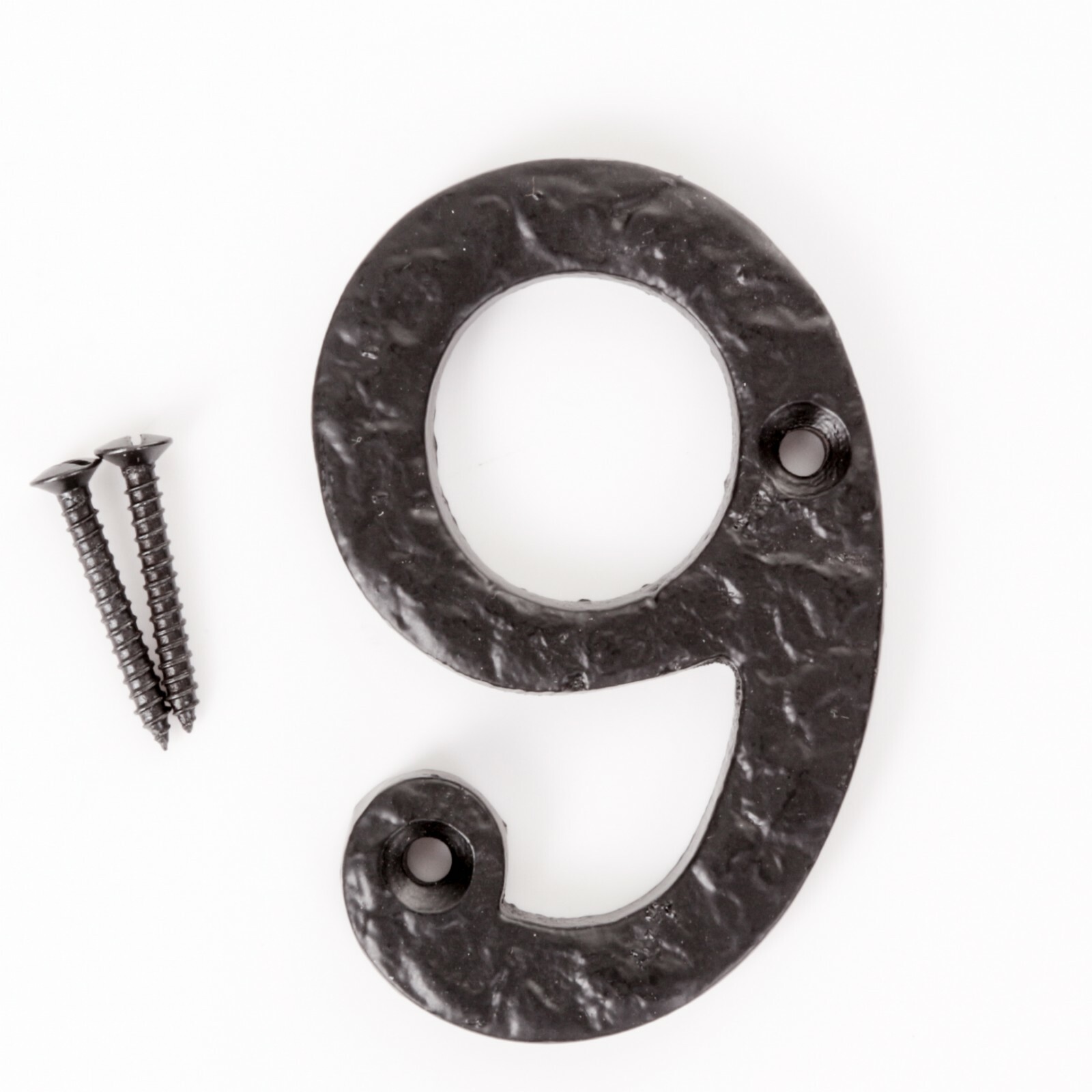 BLACK ANTIQUE FRONT DOOR NUMBER 9-NINE House Building Gate Street ...