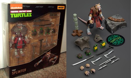 Joy Toy Master Splinter 1/18 Figure TMNT Teenage Mutant Ninja Turtles ...