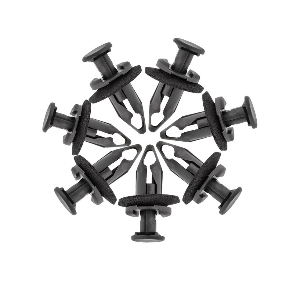 50x Nylon Clips Radiator Core Support Upper Panel Cover Retainer Car ...