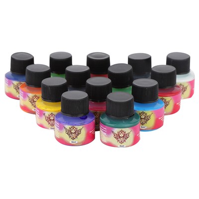 14 Colors Tattoo Inks Set Long Lasting Tattoo Pigment Practice Ink ...