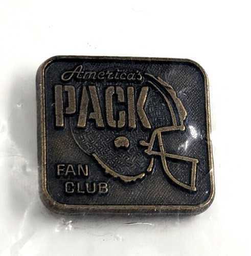 VTG America's Pack NFL Green Bay Packers Fan Club Member Pin Football ...