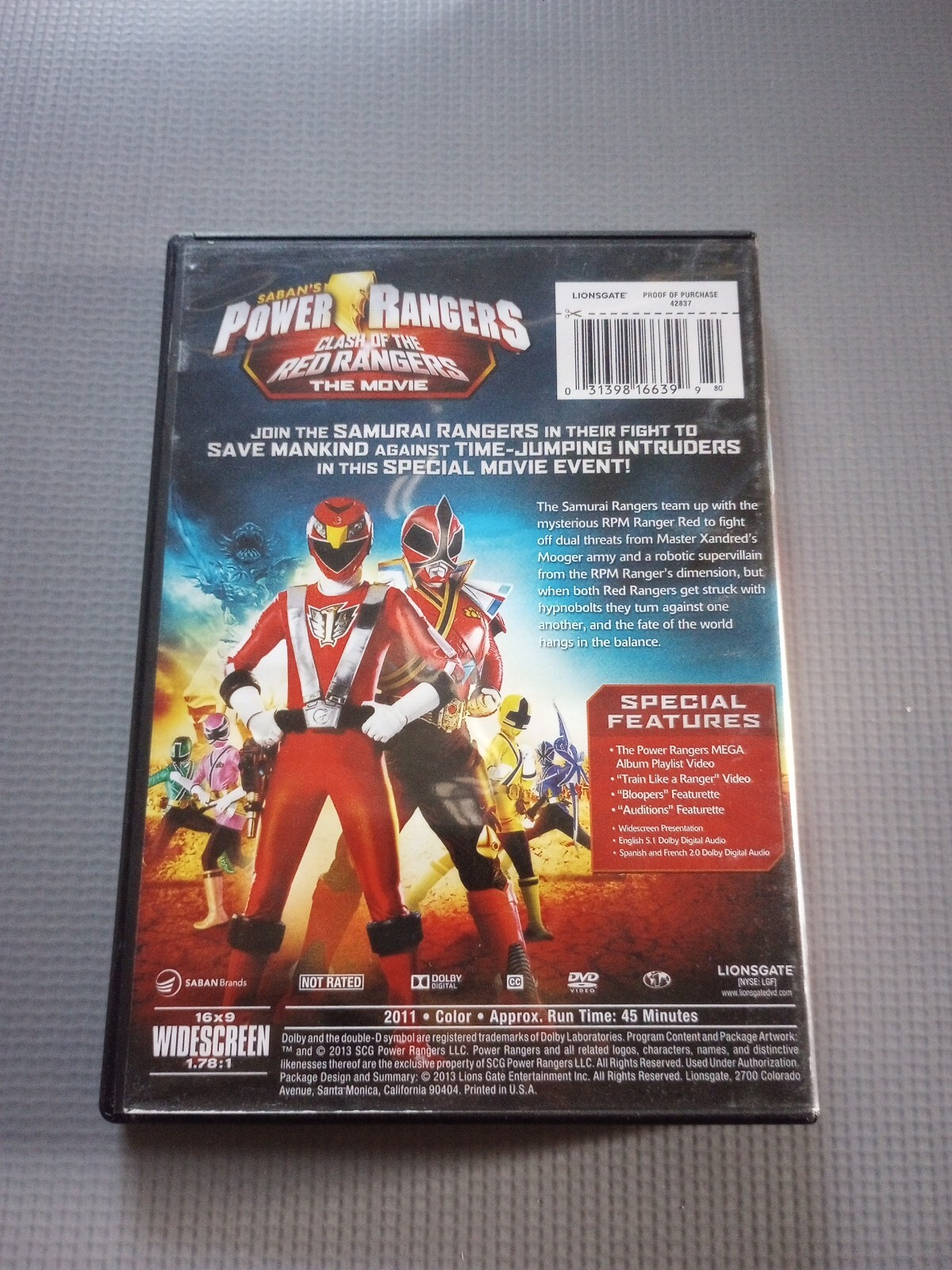 Power Rangers: Clash of the Red Rangers (DVD, 2013) for sale online | eBay