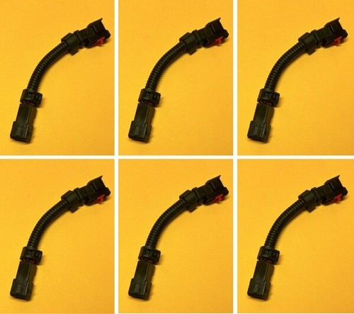 Fuel injector adapters x 6 EV1 male to EV6 USCAR female | eBay Australia