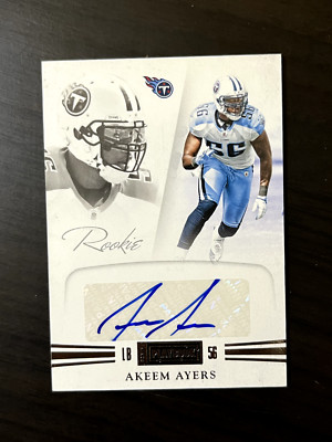Akeem Ayers 2012 Playbook Rookie Autograph 001/299 #53 Bookend RC Auto ...