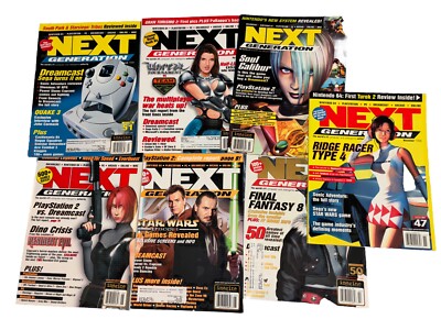 Lot Of (7) Next Generation Magazine Lot 1998 1999 Gaming | eBay