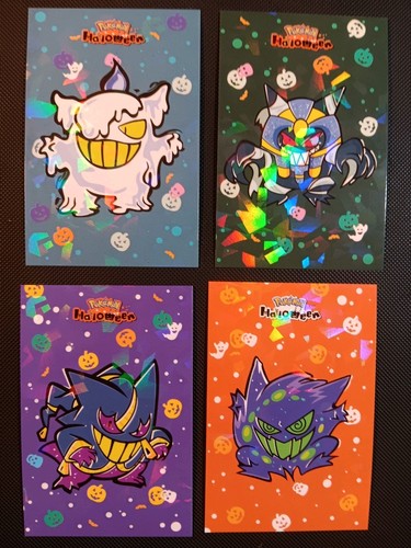 Genger TOON SET POKEMON DATABASE HALLOWEEN SET ICE HOLO PERU US SELLER ...