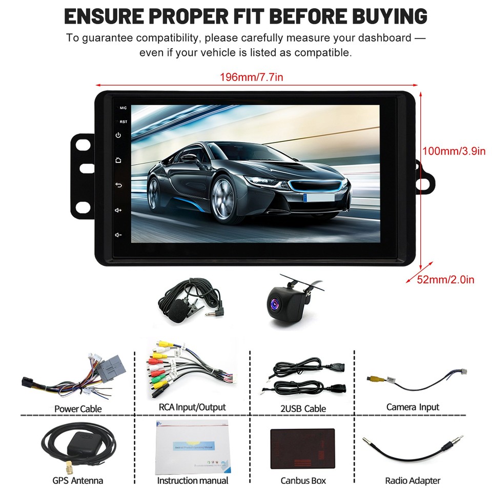 7" Android 15 For 2000-2005 Ford Excursion Carplay Car Stereo Radio GPS ...