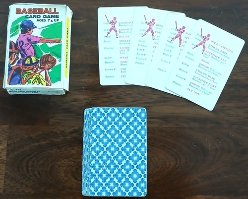 1960's Vintage Baseball Card Game Warren Paper Products NO. 443 | eBay