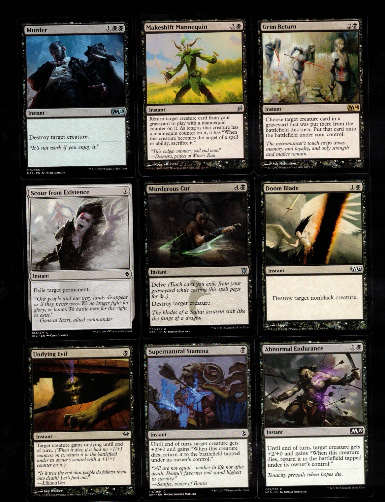 MTG Commander Deck Gonti Lord of Luxury 100 Card Custom Deck Magic the ...