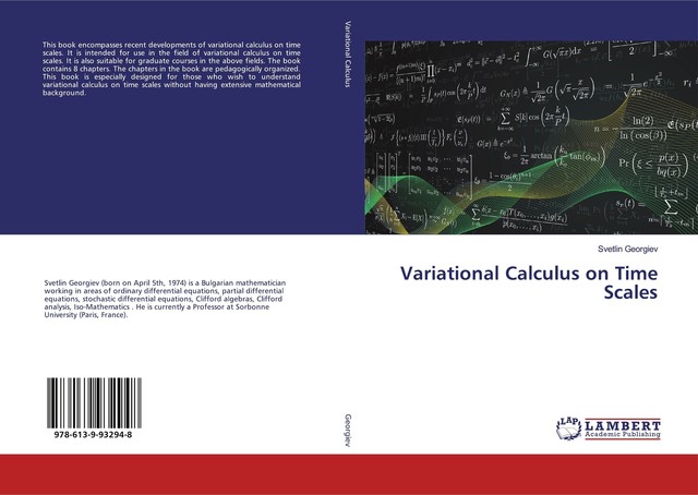 Variational Calculus On Time Scales von Svetlin Georgiev (2019 ...