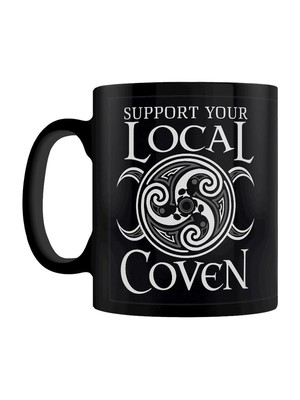 Mug Support Your Local Coven Black | eBay