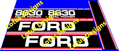 Ford 30 series tractor stickers / decals 8530 8630 8730 8830 | eBay