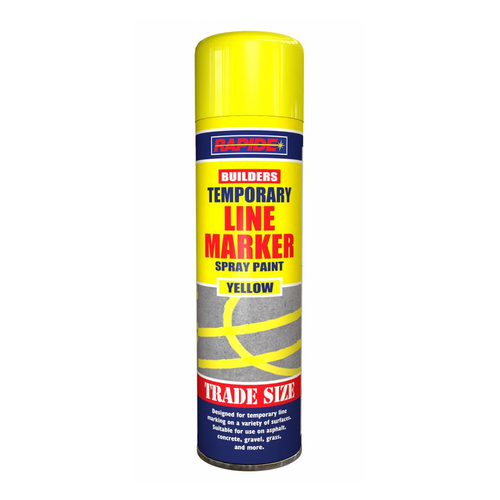 Yellow Or White Temporary Line Marker Spray Field Car Park Road ...