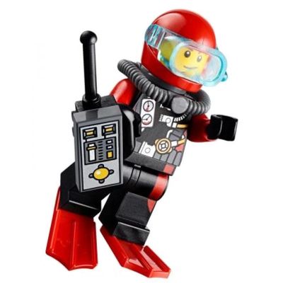 LEGO Minifig DEEP SEA DIVER Remote Control Walkie Talkie City 60091 NEW ...